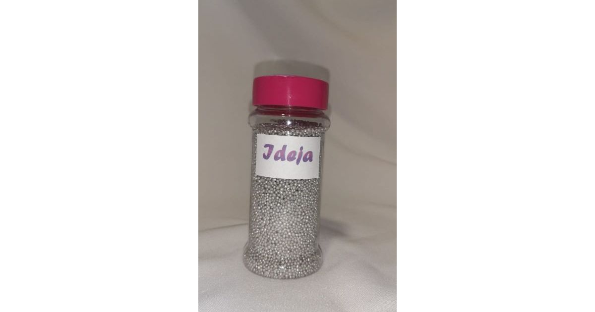 šećerne perlice srebrne sitne 85 g | Kolači | Cijena | Ukrasi za torte ...