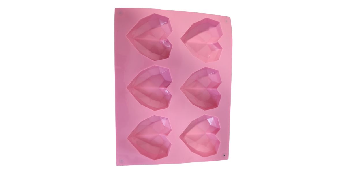 Silikonski kalup diamantna srca | Kolači | Cijena | Alat za obradu ...